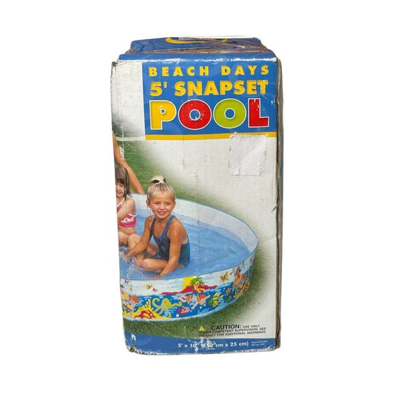 Intex | Other | Vintage Intex The Wet Set Kids Snapset Pool Beach Days ...